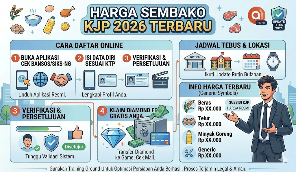 Harga Sembako KJP 2026 Terbaru + Jadwal Tebus & Cara Daftar Online